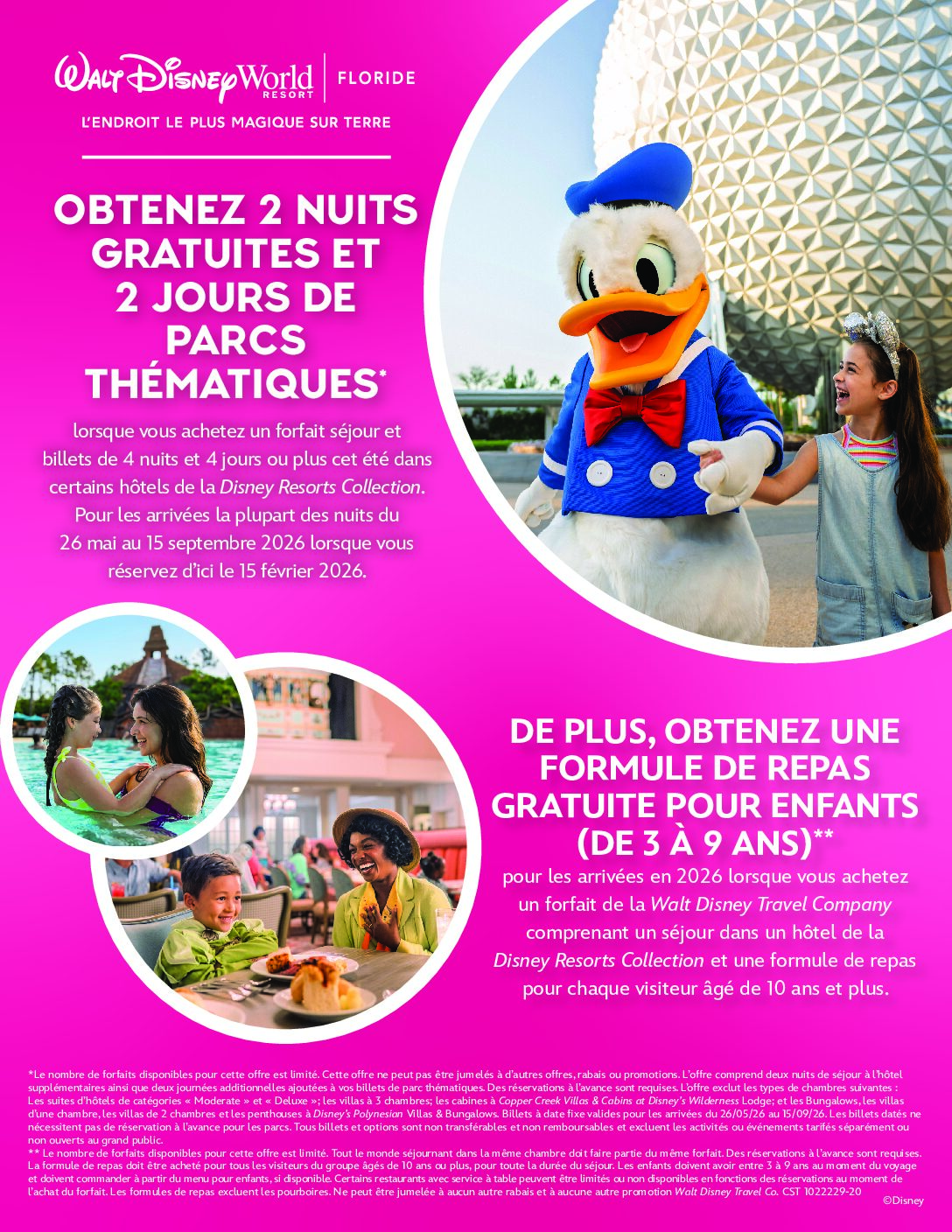 Billet Disney 2 Parcs 2 Jours
